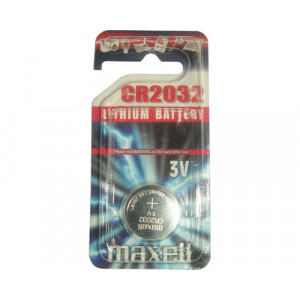Pile bouton lithium CR2032 maxell